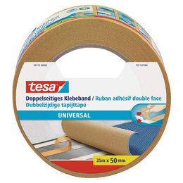 Tesa Doppelseitiges Klebeband universal 25 m x 50 mm g&uuml;nstig