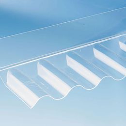 thyssenkrupp Plexiglas Wandanschluss f&uuml;r Wellplatten 76/18 Rund transparent g&uuml;nstig