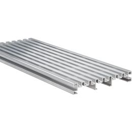 NATURinFORM Terrassen-Bodenrost Aluminium f&uuml;r WPC-Terrassendielen g&uuml;nstig
