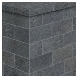 Seltra Natursteine Universalstein SANOKU ELEGANCE satiniert Basalt anthrazit-schwarz g&uuml;nstig
