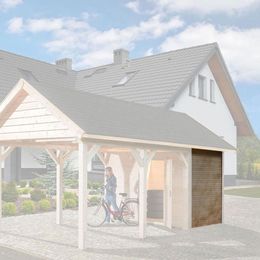 Weka Seitenwand Massivholz f&uuml;r Carport g&uuml;nstig