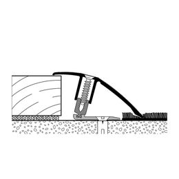 PARKETTFREUND Anpassprofil PF 886 Alu eloxiert Edelstahl Schraub- und Clicksystem &Uuml;bergangsschiene g&uuml;nstig