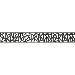GroJa Steckzaun Designeinsatz Triangle Aluminium Anthrazit DB 703 g&uuml;nstig