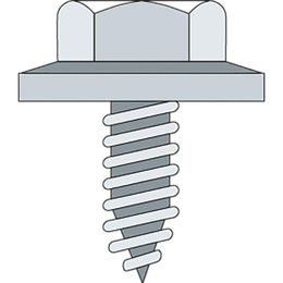 thyssenkrupp ALWO Komplettsystem 16 Spezialschraube V2A 6,5x13 mm, 1 Pack g&uuml;nstig