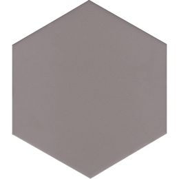 Wellker Fliesen Chiquimula Solid Grey glasiert matt Rundkante 21,5x25 cm St&auml;rke 9 mm, 1 Pack g&uuml;nstig