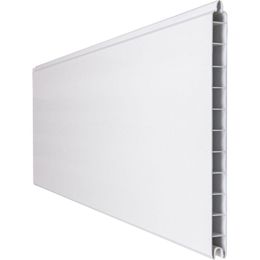 GroJa BasicLine Premium PVC-Steckzaun Sichtschutzzaun Weiss Einzelprofil Sichtschutz Lamellenzaun g&uuml;nstig