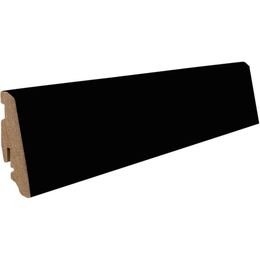 HARO Stecksockelleiste schwarz Fu&szlig;leisten g&uuml;nstig