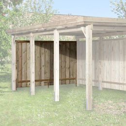 Weka R&uuml;ckwand kesseldruckimpr&auml;gniert f&uuml;r Carport g&uuml;nstig