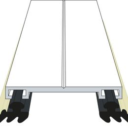 thyssenkrupp ALWO Oberprofilsystem Oberprofil 8000/2 pressblank 50x6000 mm g&uuml;nstig