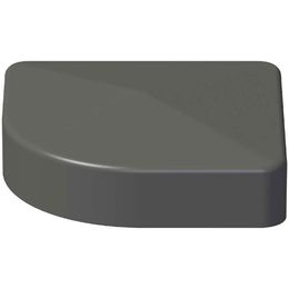 GroJa Ersatzkappe f&uuml;r variablen Alu-Eckpfosten Anthrazit DB 703, 7x7 cm