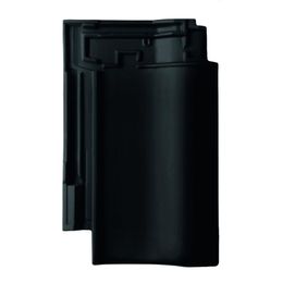 Erlus Flachdachpfanne E58 SL schwarz matt engobiert Dachziegel g&uuml;nstig