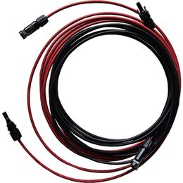 MC4-Verl&auml;ngerungskabel-Set mit Solarstecker beidseitig, 1,0 m