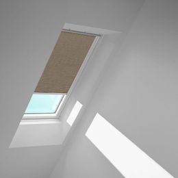 Velux Rollo Nougat 4163, CK02, GGU,Solar,Velux,wei&szlig;e Schiene