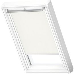 Velux Vorteils-Set Hitzeschutz Plus Sichtschutz ROF Manuell Uni Schwarz/Wei&szlig; 1028, SK06, GGU,wei&szlig;e Schiene und Haltekrallen