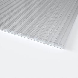 thyssenkrupp Exolon multi UV Doppelstegplatten 16 mm Polycarbonat transparent, 980 mm, 3000 mm