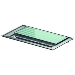 Aco Designabdeckung Vario Teilglas terrassenseitig/wandseitig ohne Rost, 1000x600 mm, wandseitig