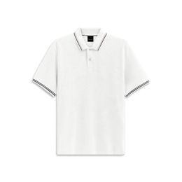Bugatti Herren Bugatti Poloshirt &raquo;Modern Fit&laquo; Basic Essential aus Baumwolle wei&szlig; 3XL