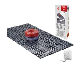 JOLLYTHERM 3in1 Elektro Fu&szlig;bodenheizung Terraheat PLUS All IN ONE Set Standard, 10 m&sup2;