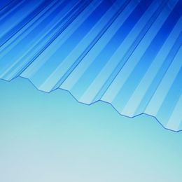 thyssenkrupp Plexiglas Resist Wellplatte 76/18 Acrylglas Trapez glatt transparent, 3000 mm