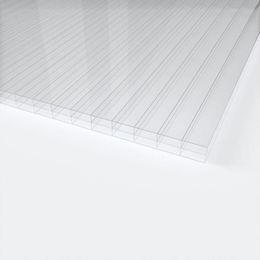 thyssenkrupp Lexan Thermoclear Plus Doppelstegplatten 16 mm Polycarbonat transparent, 1200 mm, 4000 mm