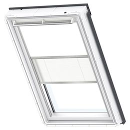 Velux Verdunkelung Plus DFD Manuell Uni Wei&szlig;/Wei&szlig; 1025, FK04, Aluminiumschiene,GEL,Manuell,Velux
