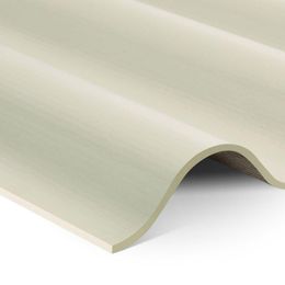 thyssenkrupp Swisspearl Sinus-Wellplatte 177/51 P5 Faserzement vorperforiert Pastellgrau, 1250 mm