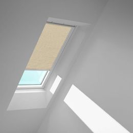 Velux Rollo Sandbeige gepunktet 4171, 408, GGU,Manuell,Velux,wei&szlig;e Schiene