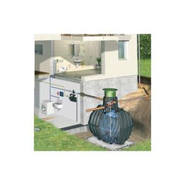 Graf Carat Hausanlage Eco-Plus Zisterne Regenwassertank, 10000 L, begehbar