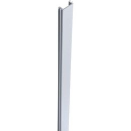 GroJa Alu-Pfostenabdeckleiste f&uuml;r Alu-Steckzaun Silbergrau, 100 cm