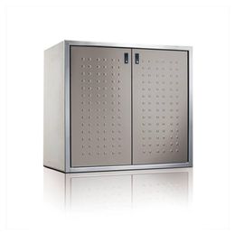 Paul Wolff M&uuml;lltonnenbox SILENT Trend Taupeviolett 2er Box M&uuml;lltonnenverkleidung, 120 L, Granit Mixed