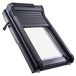 Roto Au&szlig;enrollladen Designo ZRO S R6R8 Solar Funk, 134x160 cm (13/16)