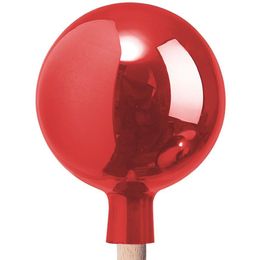 Windhager Rosenkugel mundgeblasen verspiegelt rot, &Oslash; 12 cm