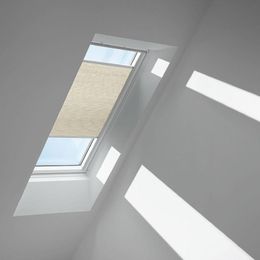 Velux Wabenplissee Elfenbein 1166, C04, Aluminiumschiene,GGU,Solar,Velux