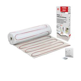 Wellker elektrische Fu&szlig;bodenheizung TT SELECT Set Comfort inkl. Thermostat programmierbar, 4 m&sup2;