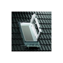 Velux Wohn- und Ausstiegsfenster GXU 0166 Kunststoff ENERGIE PLUS KUPFER Fenster, 55x118 cm (CK06)