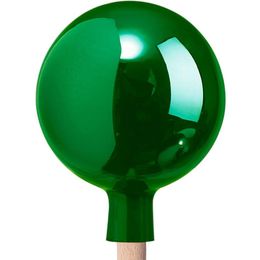 Windhager Rosenkugel mundgeblasen verspiegelt gr&uuml;n, &Oslash; 12 cm