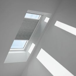 Velux Wabenplissee Betongrau 1163, M10, Aluminiumschiene,GGU,Solar,Velux