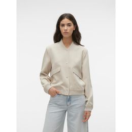 V&eacute;ro Moda Vero Moda Damen Kurzjacke &raquo;VMAMALA SHORT JACKET NOOS&laquo; beige L