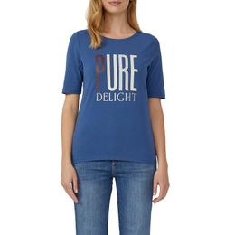 s.Oliver Damen s.Oliver T-Shirt mit Frontprint blau 38