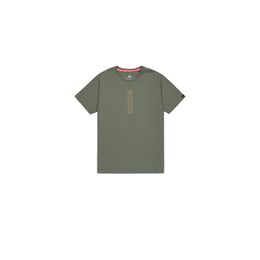 Alpha Industries Herren T-Shirt &raquo;Alpha Puff Print T-Shirt&laquo; gr&uuml;n L