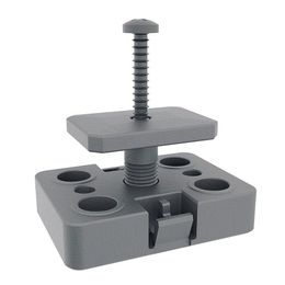 ferax Terrassenmeister Unterkonstruktion Alu-System Clip Holz WPC, 50 St&uuml;ck, 1 Pack
