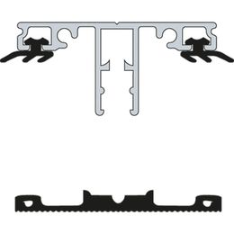 thyssenkrupp ALWO Oberprofilsystem Oberprofil 8213/2 pressblank, 4000 mm