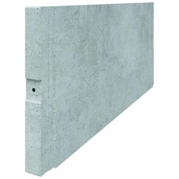 Aco Hinterf&uuml;llplatte Betongrau f&uuml;r Betonlichtschacht, 1000 mm, 2050 mm