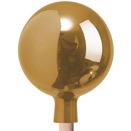 Windhager Rosenkugel mundgeblasen verspiegelt gold, &Oslash; 16 cm