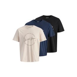 Jack & Jones PlusSize Jack & Jones Plussize Herren Jack & Jones PlusSize T-Shirt &raquo;JJGRAYSON TEE SS CREW NECK 3PK MP PLS&laquo; Packung, 3 4XL