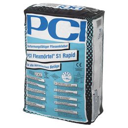 PCI Flexm&ouml;rtel S1 Rapid Verformungsf&auml;higer Fliesenkleber Grau, 5 kg