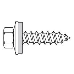 Luxmetall 100 Holzschrauben Edelstahl 6,5x75 mm, unbehandelt