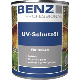 BENZ PROFESSIONAL UV-Schutz&ouml;l farblos Holzschutzmittel, 0,75 l