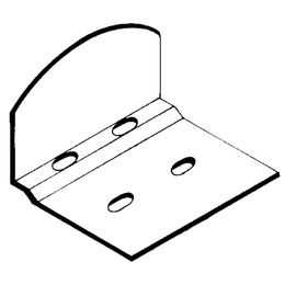 thyssenkrupp ALWO Varioprofilsprosse Profilabschluss Winkel weiss RAL 9016, 16 mm Stegplatten