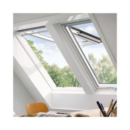 Velux Dachfenster GPL 2070 Klapp-Schwingfenster Holz THERMO wei&szlig; Fenster, 66x140 cm (FK08)